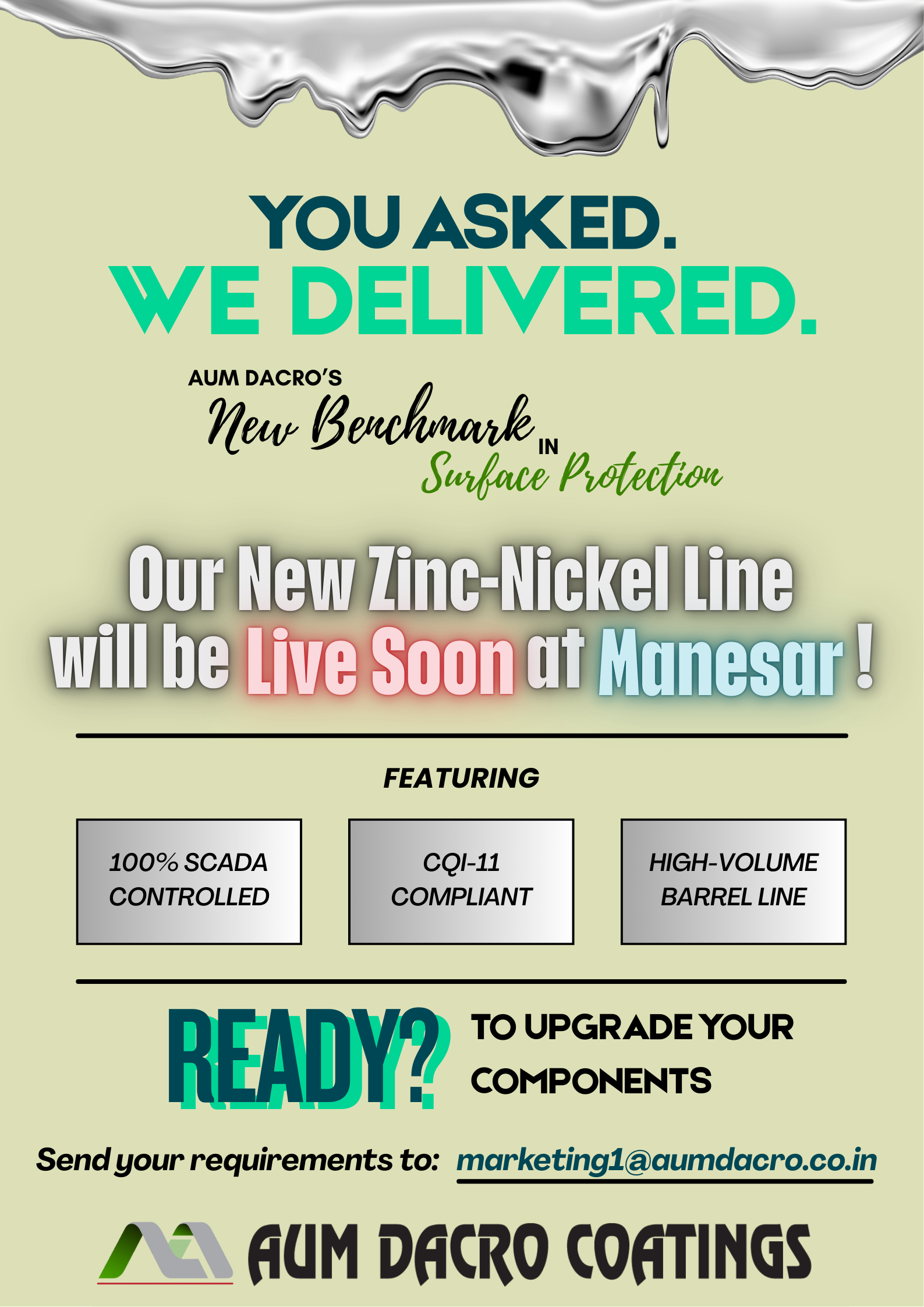 Aum Dacro's Zinc-Nickel Coating Line: 7 Powerful Reasons Aum Dacro Sets ...